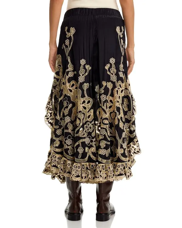 Sea Gracelyn Embroidered Cotton Pants