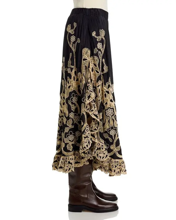 Sea Gracelyn Embroidered Cotton Pants