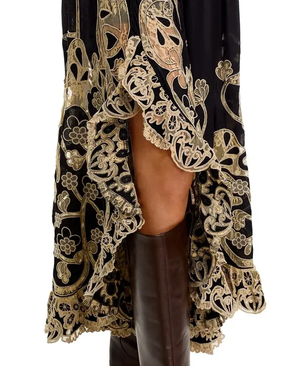 Sea Gracelyn Embroidered Cotton Pants