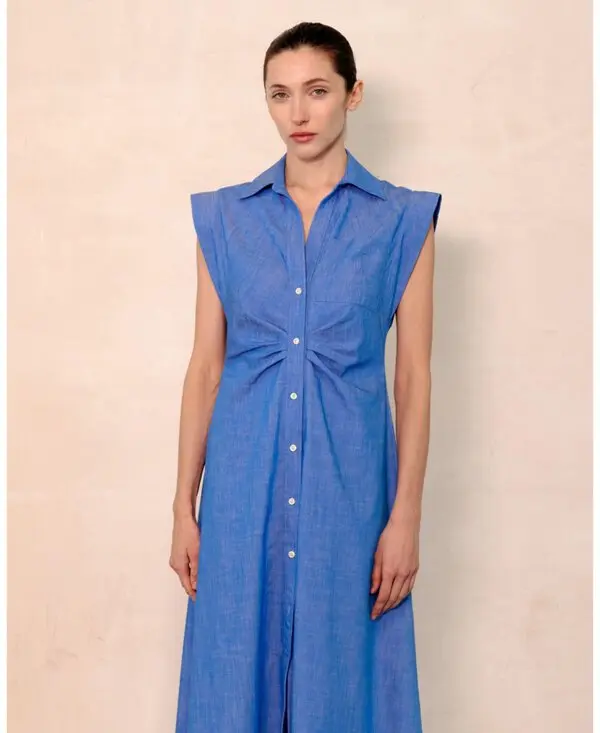 CALLAS MILANO Sleeveless Shirtdress