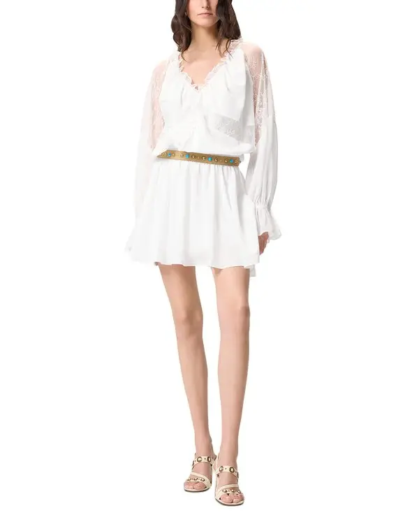 Pinko Aggie Crepe De Chine Dress