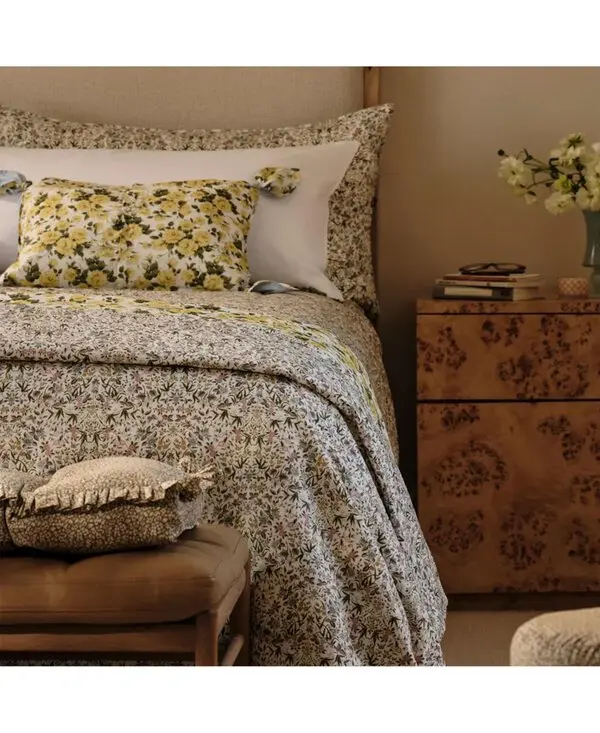 COCO & WOLF Liberty Fabric Fitted Sheet, Twin