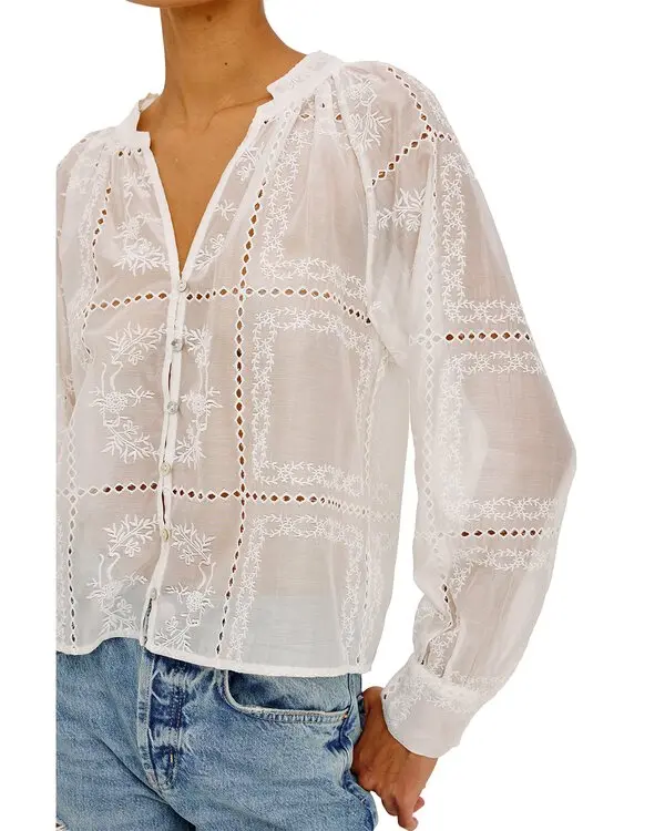 Rails Francine Embroidered Blouse