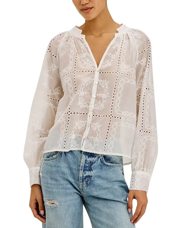 Rails Francine Embroidered Blouse