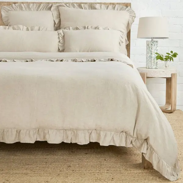 POM POM AT HOME Charlie Ruffle Duvet Set, Twin/twin Xl