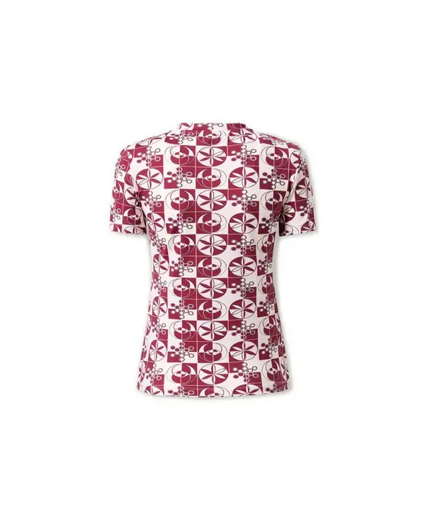 La DoubleJ Jazzercize Geometric Print T-shirt
