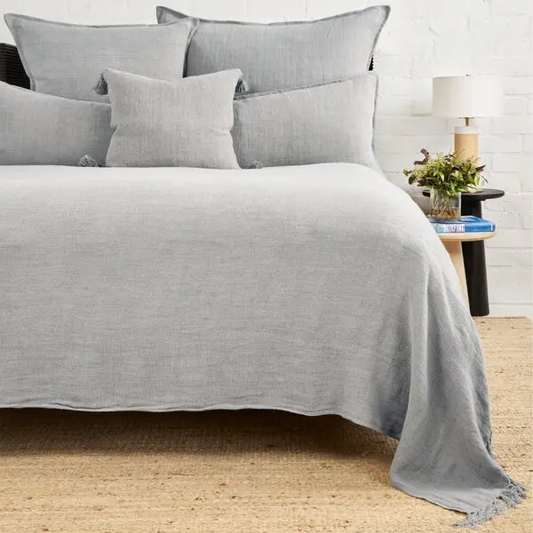 POM POM AT HOME Montauk Linen Decorative Pillow, 20 - Ocean