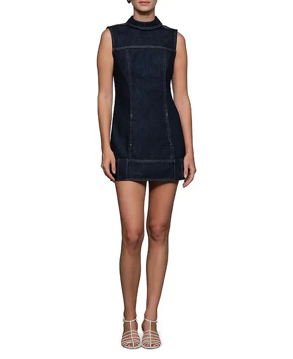 ET OCHS Winslow Denim Mini Dress - Navy