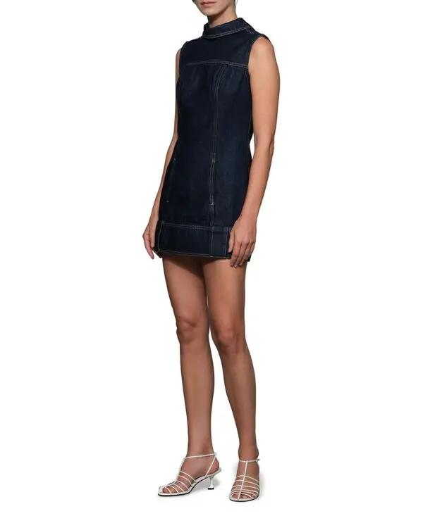 ET OCHS Winslow Denim Mini Dress - Navy