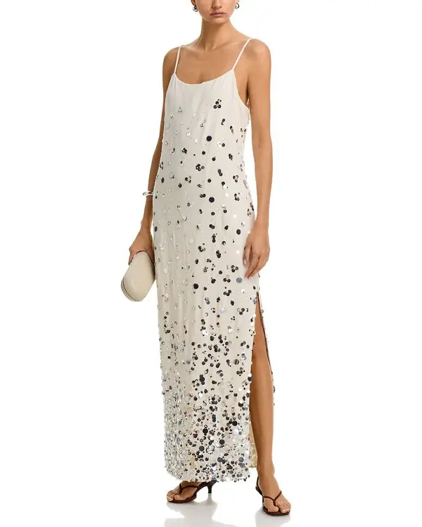 MILLY Lily Sequin Maxi Dress