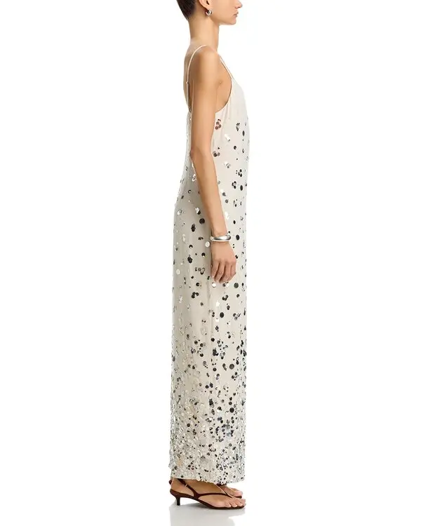 MILLY Lily Sequin Maxi Dress