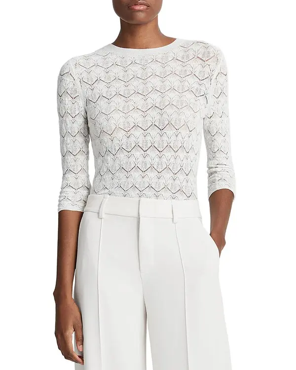 Vince Fine Lace Top - Dandelion