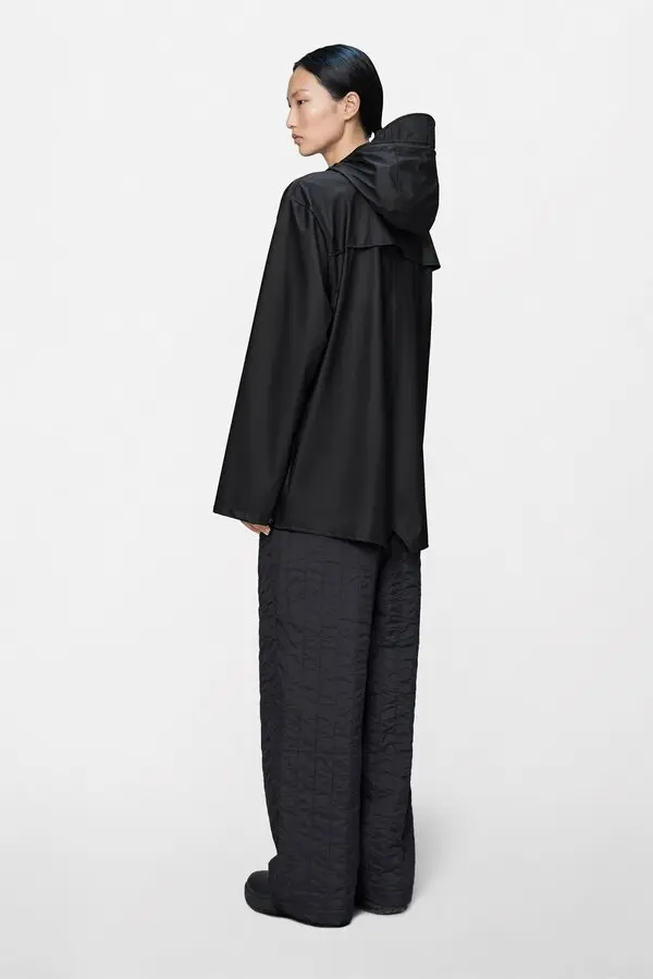 Rains Waterproof Pu Jacket - Black