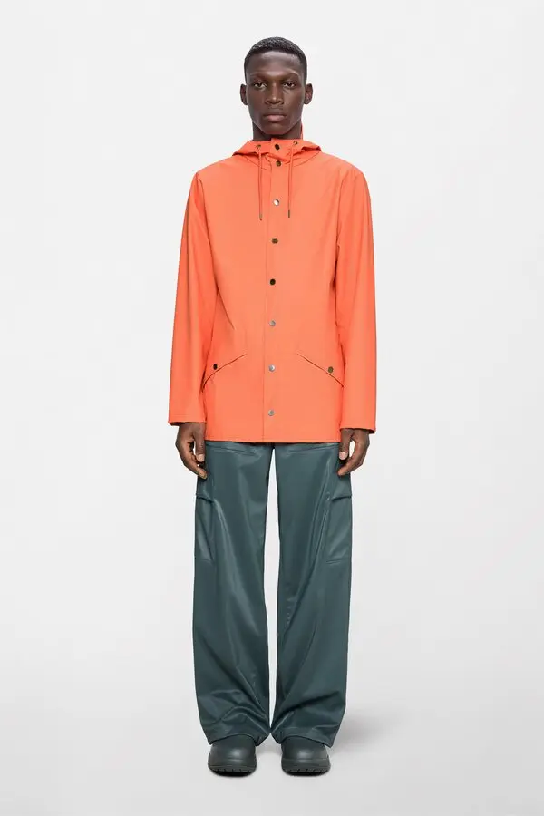 Rains Waterproof Pu Jacket - Ember