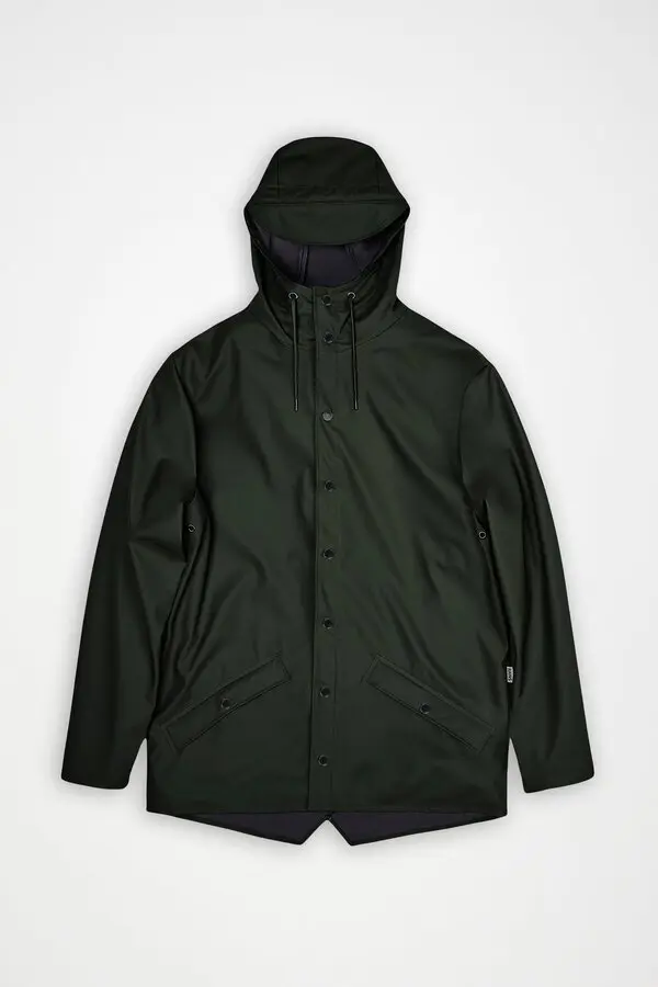 Rains Waterproof Pu Jacket - Green
