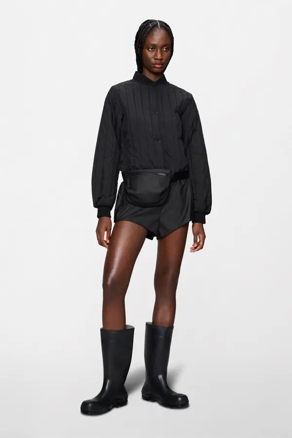Rains Banja Liner Bomber W Jacket - Black