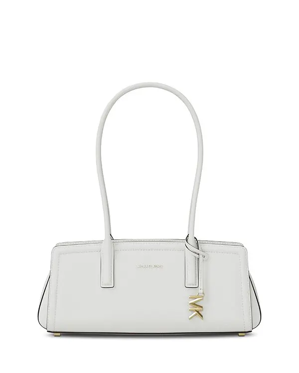 Michael Kors East/west Leather Shoulder Bag - Eggshell