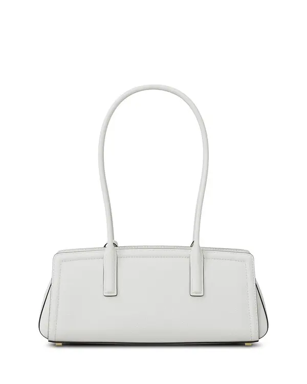 Michael Kors East/west Leather Shoulder Bag - Eggshell