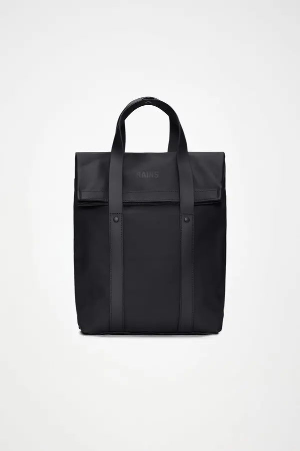 Rains 2 Way Tote Backpack Mini - Black