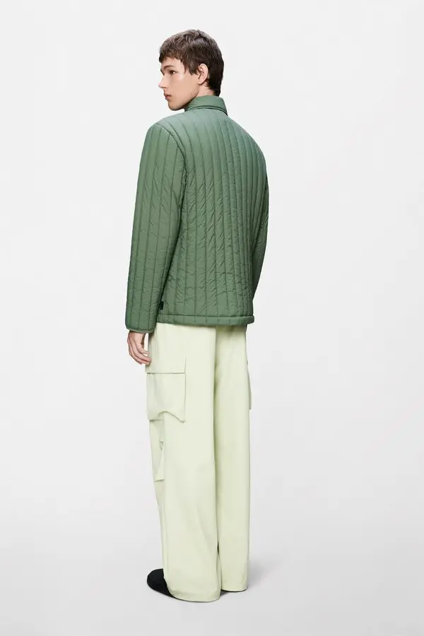 Rains Banja Liner Overshirt - Green