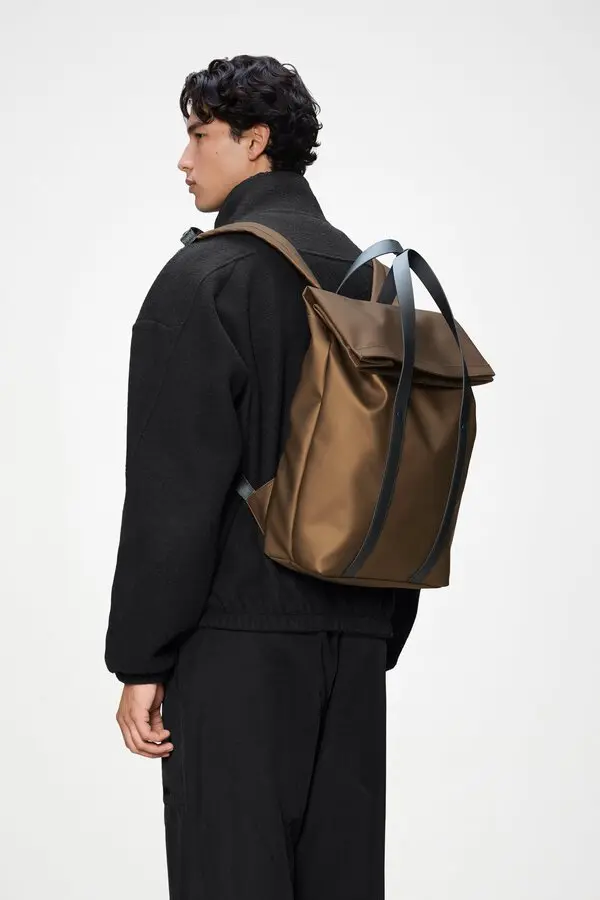 Rains 2 Way Tote Backpack - Comet Brown