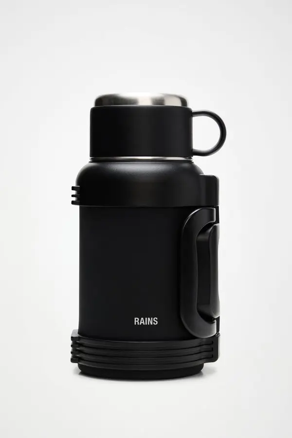 Rains Stainless Tumbler Vacuum Flask 1300ml - Black