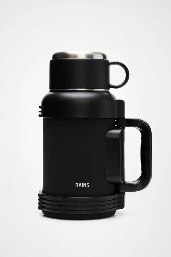 Rains Stainless Tumbler Vacuum Flask 1300ml - Black