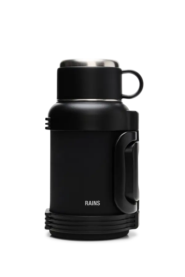 Rains Stainless Tumbler Vacuum Flask 1300ml - Black