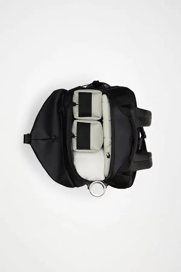 Rains Trail Clip Front Backpack - Black
