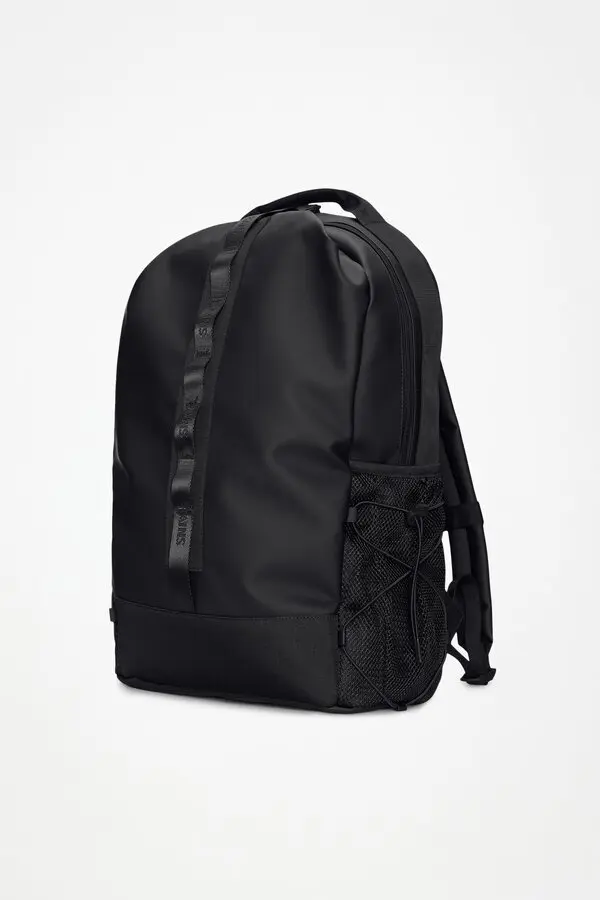Rains Trail Clip Front Backpack - Black