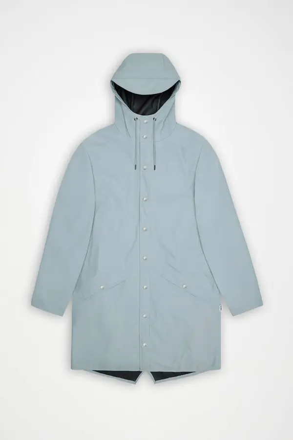 Rains Long Jacket - Pool
