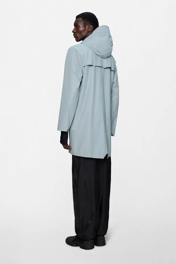 Rains Long Jacket - Pool