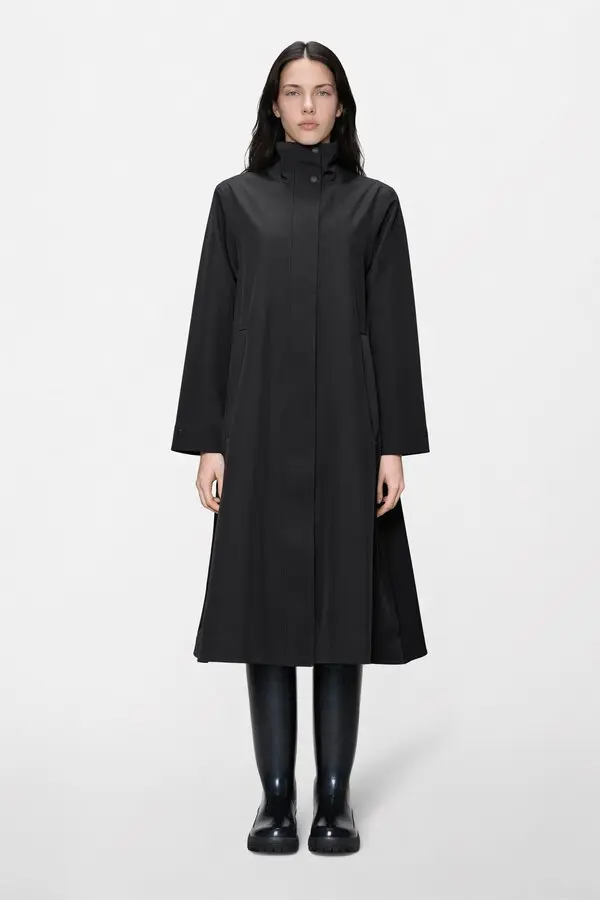 Rains Suva Softshell A-line W Jacket - Black