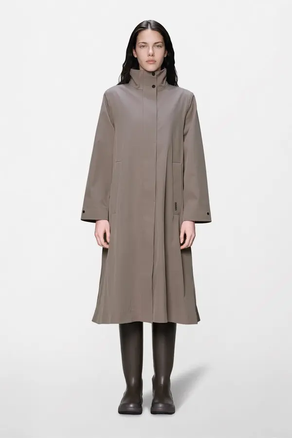 Rains Suva Softshell A-line W Jacket - Cinder