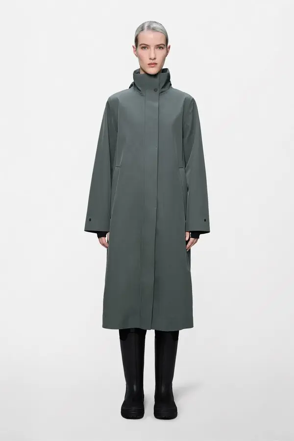 Rains Suva Softshell A-line W Jacket - Grey