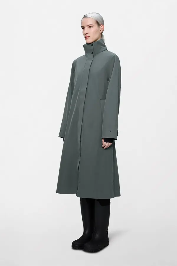Rains Suva Softshell A-line W Jacket - Grey