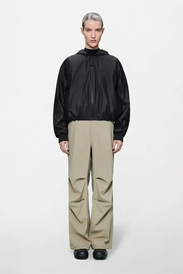 Rains Lohja Insulated Bomber Jacket - Black