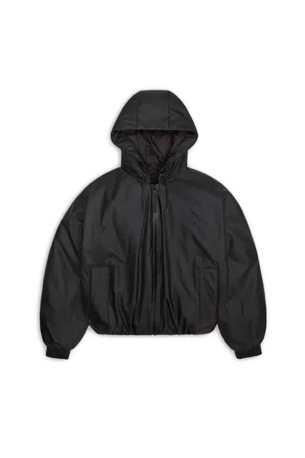 Rains Lohja Insulated Bomber Jacket - Black