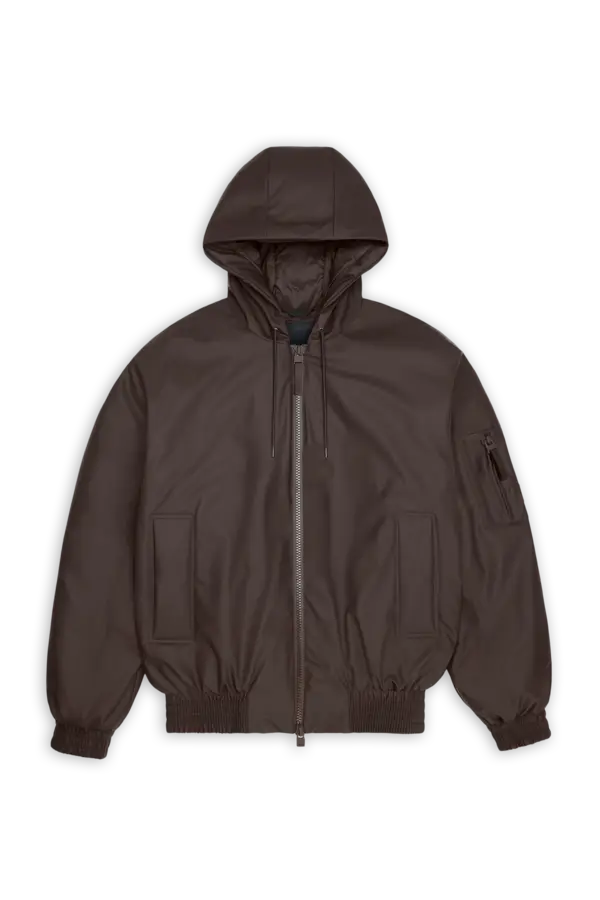 Rains Lohja Insulated Bomber Jacket - Bark