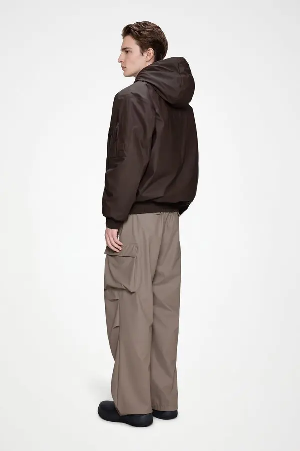 Rains Lohja Insulated Bomber Jacket - Bark