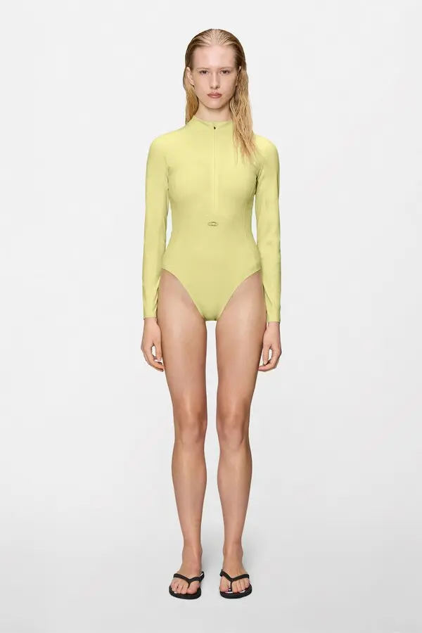 Rains Long Sleeve Zip Up Swimsuit - Pace