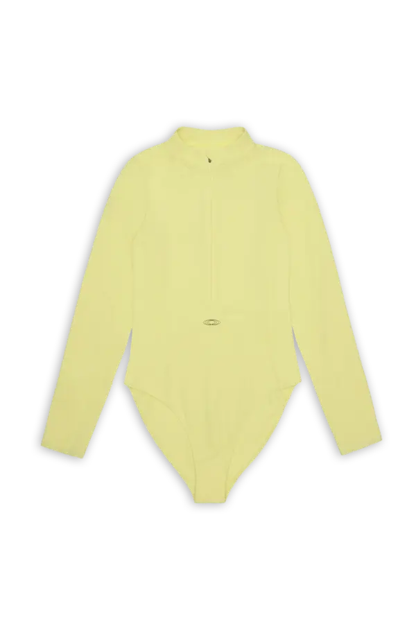 Rains Long Sleeve Zip Up Swimsuit