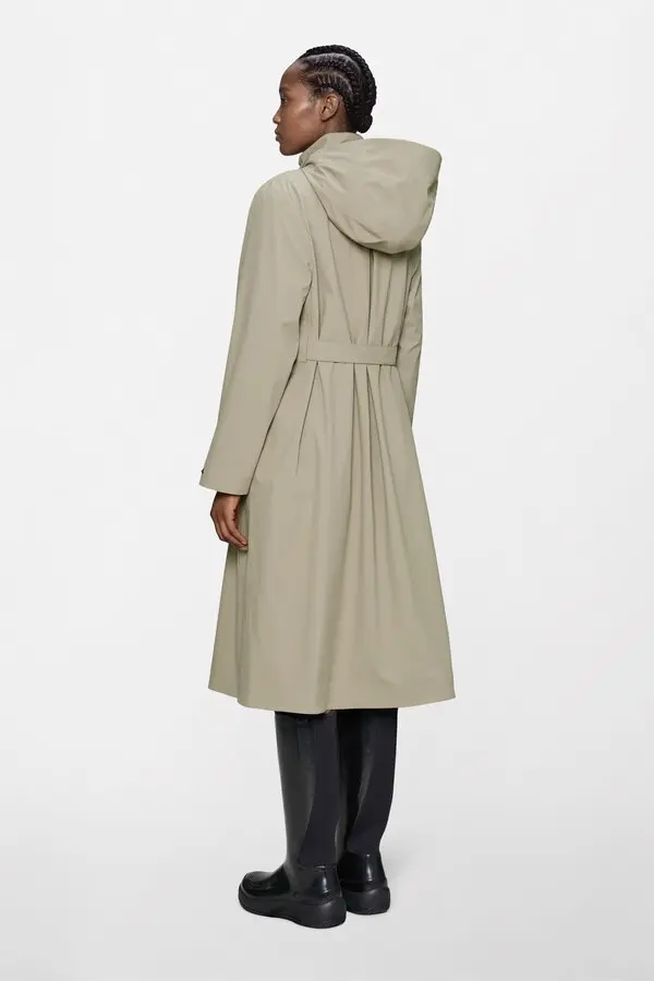 Rains Suva Hardshell W Coat - Beige