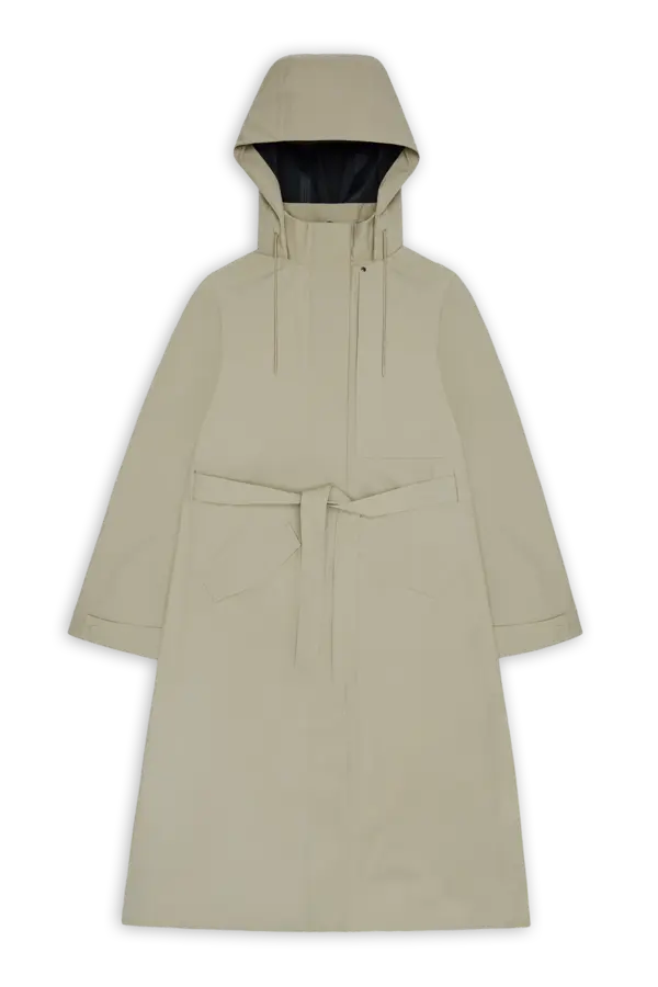 Rains Suva Hardshell W Coat - Beige