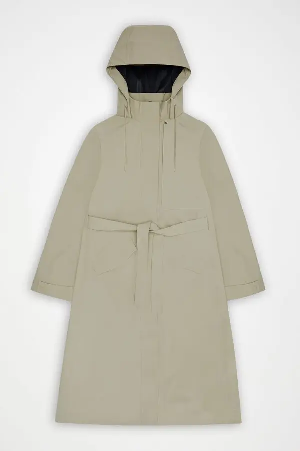 Rains Suva Hardshell W Coat - Beige
