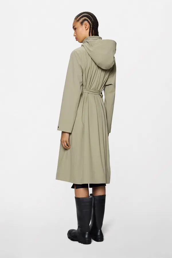 Rains Suva Hardshell W Coat - Beige