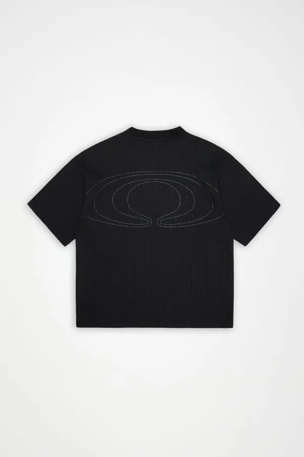 Rains Waffle T-shirt Splash - Black