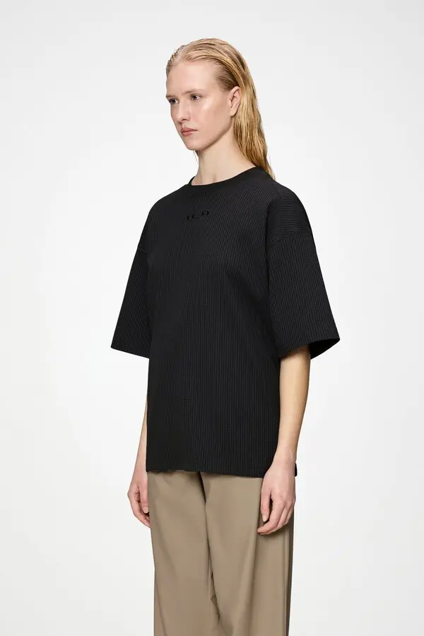 Rains Waffle T-shirt Splash - Black