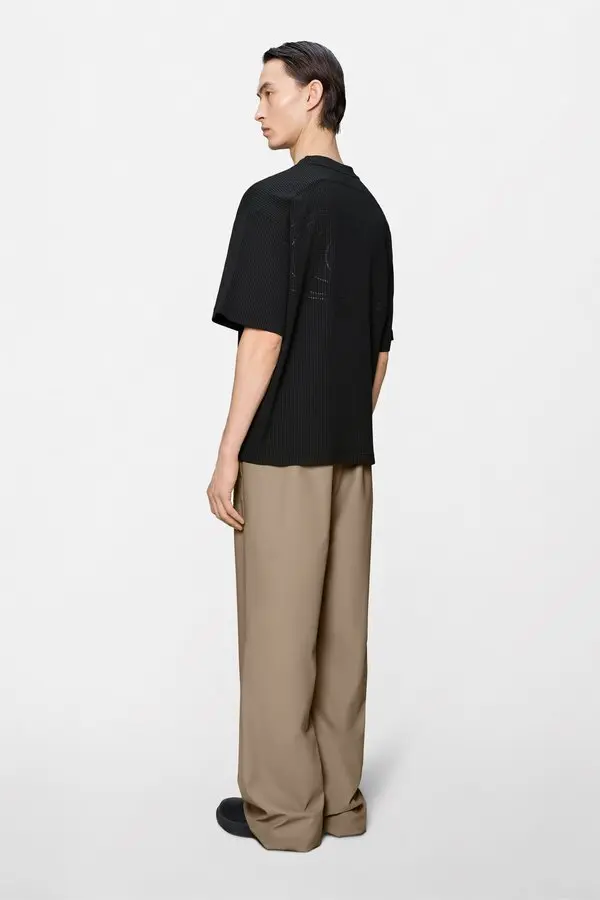Rains Waffle T-shirt Splash - Black