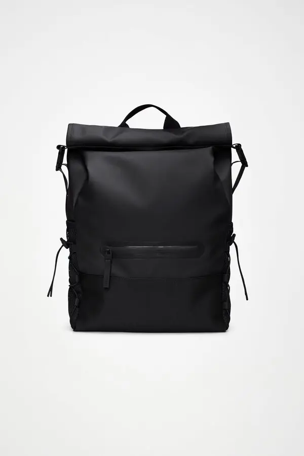 Rains Trail Mountaineer Rolltop Backpack - Black